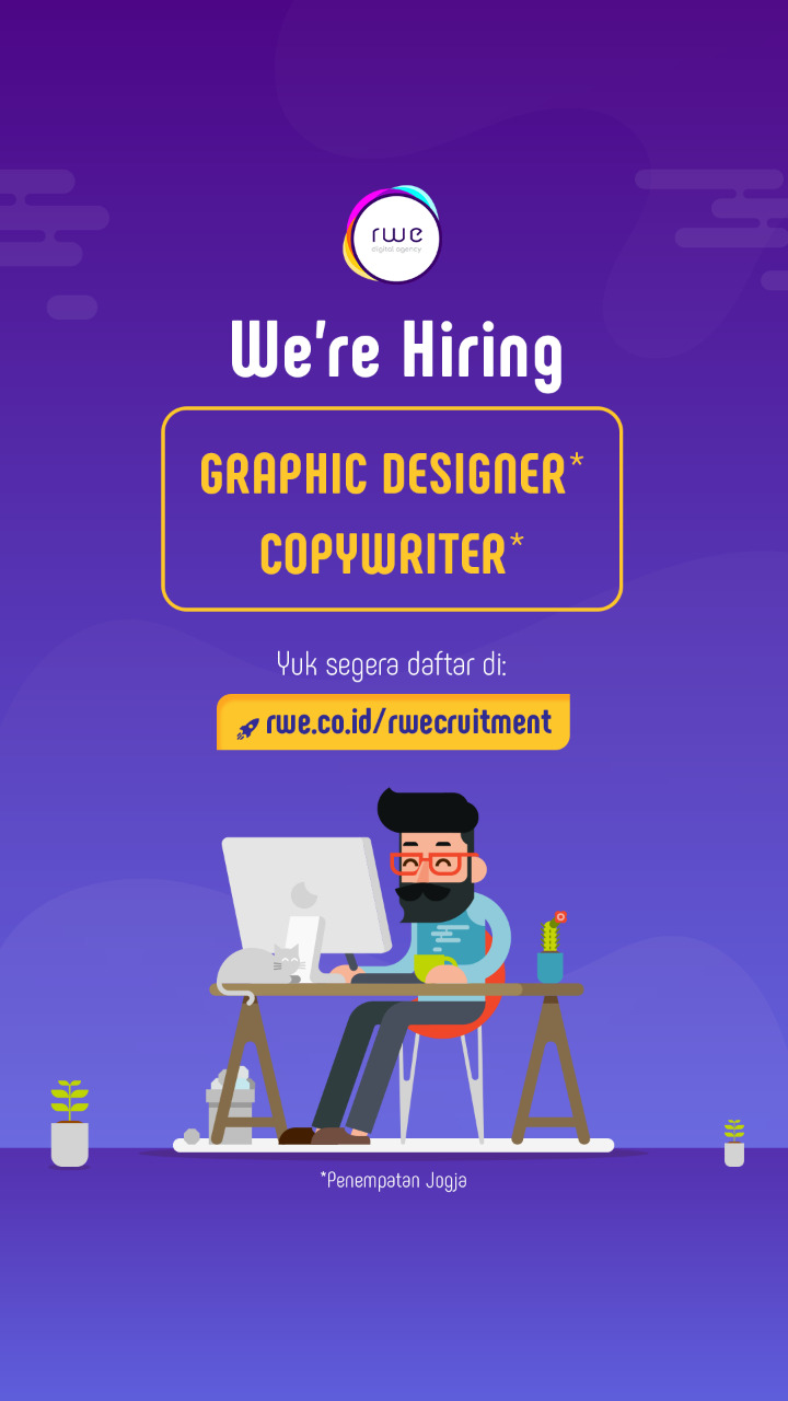 [Lowongan Kerja] Copywriter dan Graphic Designer RWE di Yogyakarta ...