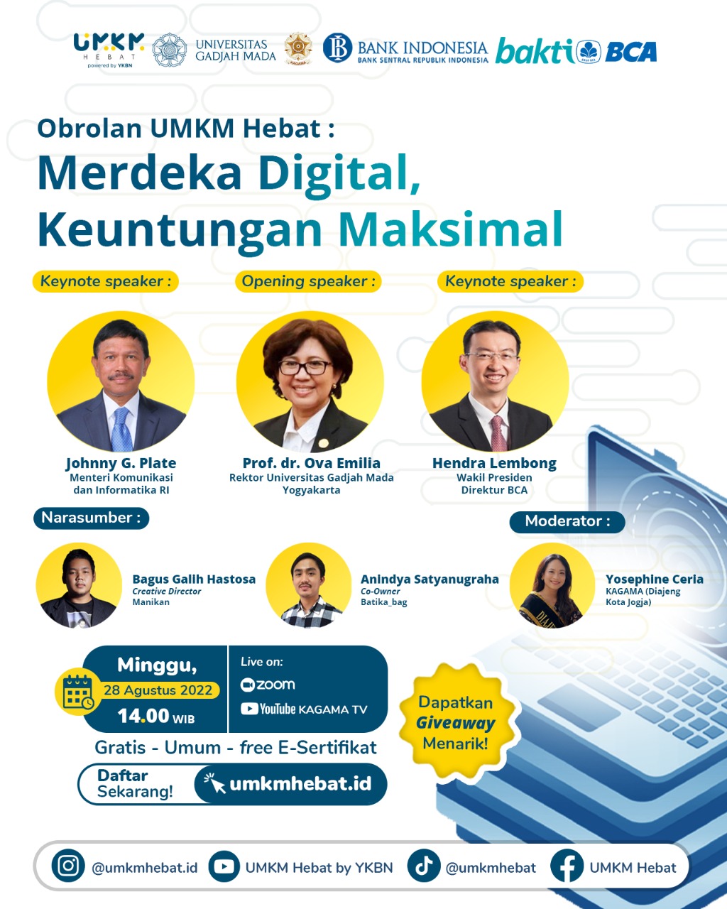 Informasi Acara Obrolan UMKM Hebat: Merdeka Digital, Keuntungan ...