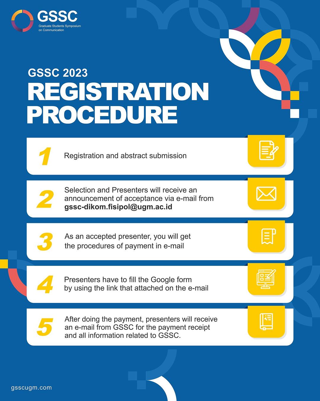 Informasi Prosedur Registrasi 2nd Graduate Students Symposium on ...